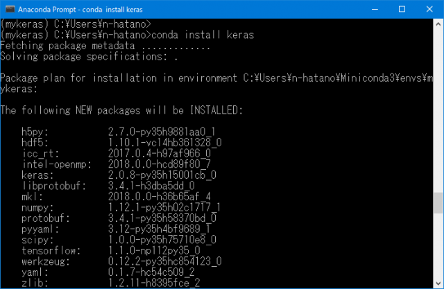 入門 Keras (1) Windows に Tensorflow と Keras をセットアップ｜技術ブログ｜北海道札幌市・宮城県仙台市のVR・ゲーム・システム開発 インフィニットループ